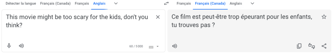 Google Translate Introduces Canadian French